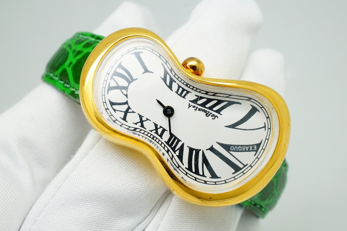 【やや傷や汚れあり】C42 Soft watch by EXAEQUO ソフトウォッチ SALVADOR DALI サルバドール・ダリ 溶ける ...
