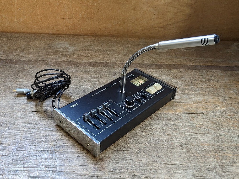 【全体的に状態が悪い】ADONIS / 固定用コンプレッサーマイクロホン（STAND MICROPHONE AM-6000）/ ジャンク品 ...