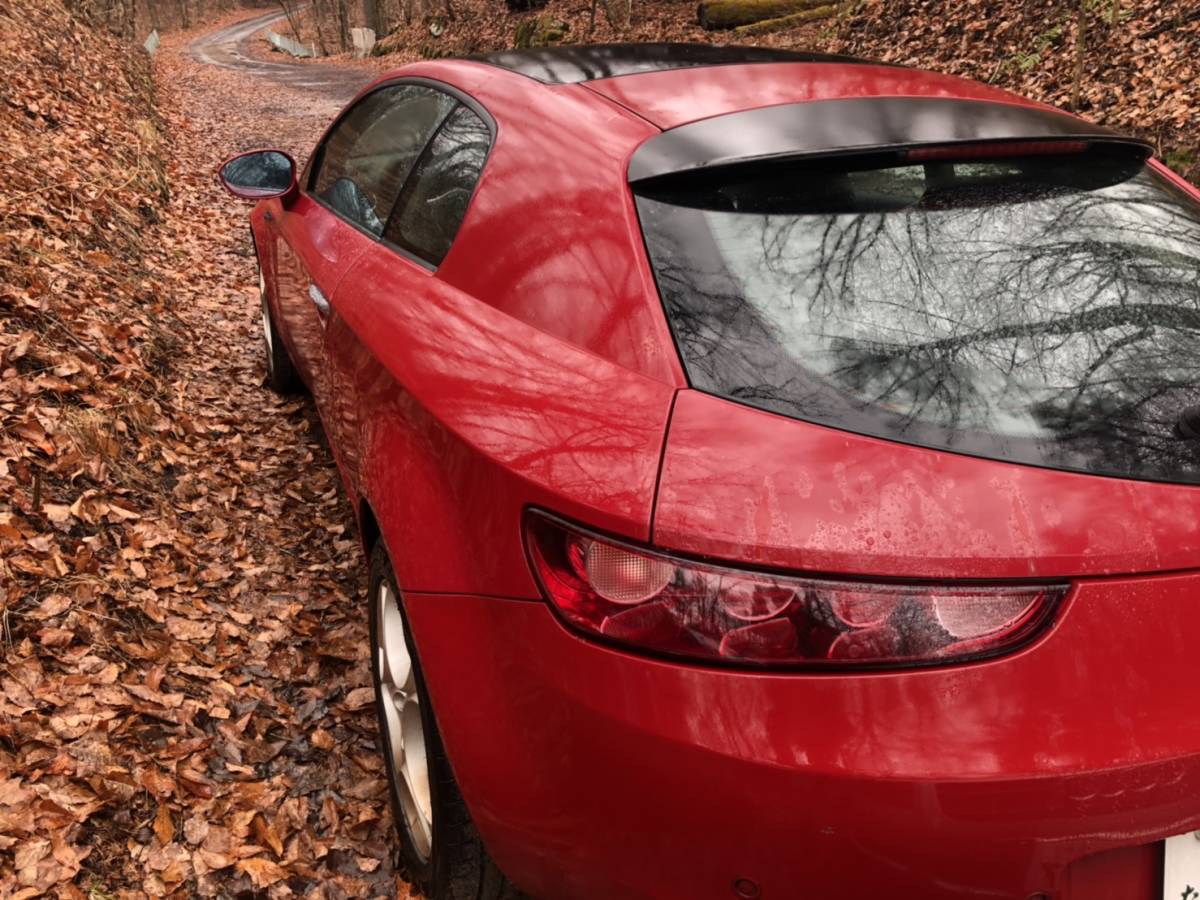 【走行距離 128,000 km】車検残あり！Giugiaroデザイン Alfa Romeo Brera Sky-window 2.2 JTS ...