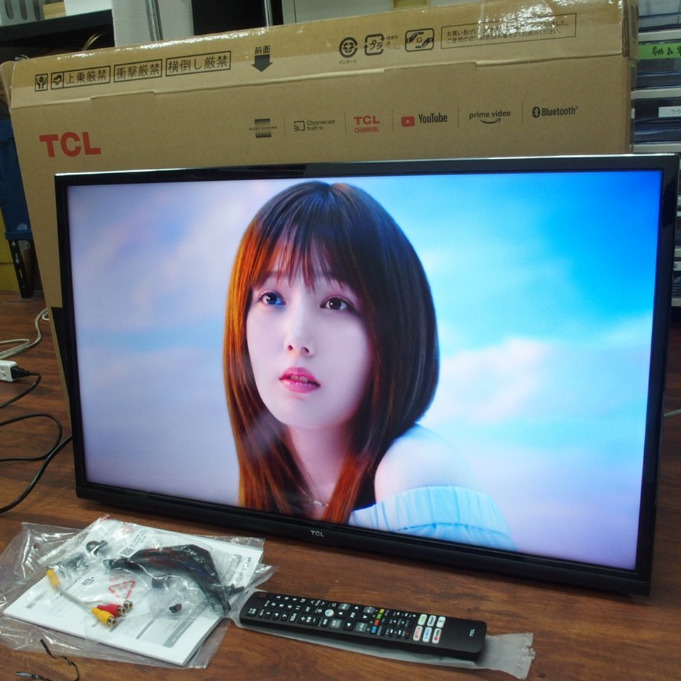【目立った傷や汚れなし】m002 ura 【2 TCL 液晶テレビ TV 2022年製 32S5200A 32V型 フルハイビジョン スマート液晶テレビ androidtv テレビ TV 中古 ...