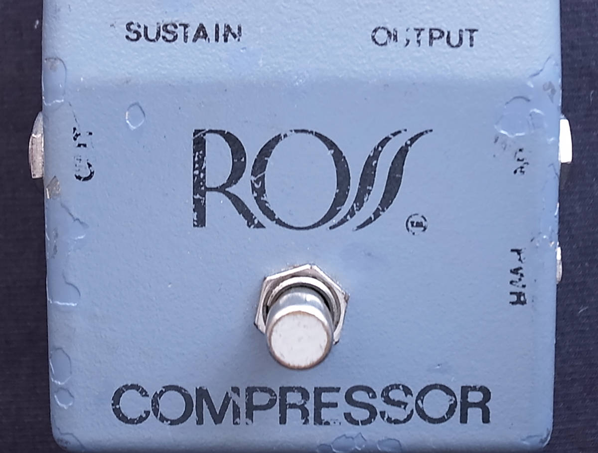 【傷や汚れあり】1978年 初期 OUTPUT 表記 ROSS COMPRESSOR ロス コンプレッサー アウトプット ビンテージ 中古の落札情報詳細 - ヤフオク落札価格検索 オークフリー