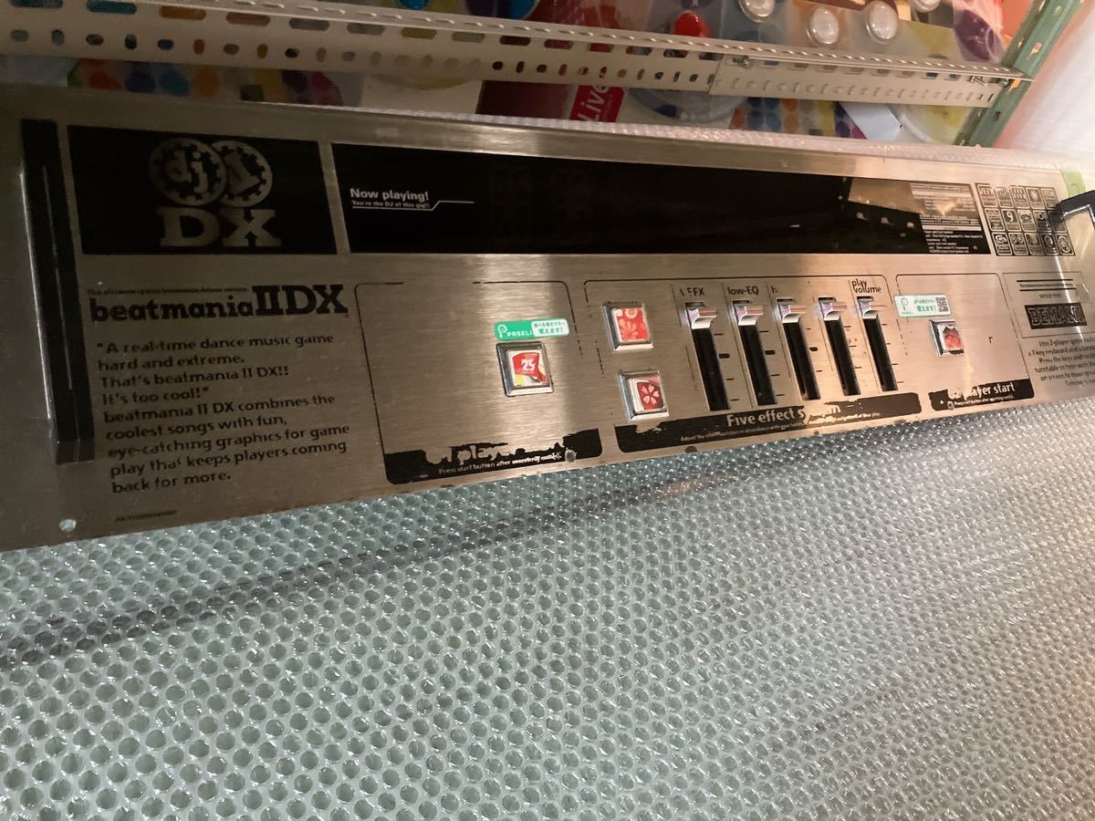 【傷や汚れあり】②KONAMI Beatmania IIDX エフェクトパネル コンパネ コントロールパネル アーケード ゲーム 筐体パーツ ...