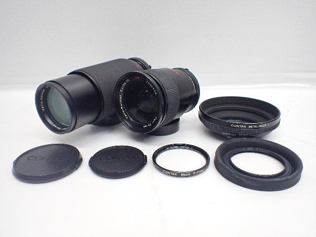 【やや傷や汚れあり】contax Carlzeiss Vario Sonnar 35 70mm F3 4 T 80 200mm F4 T