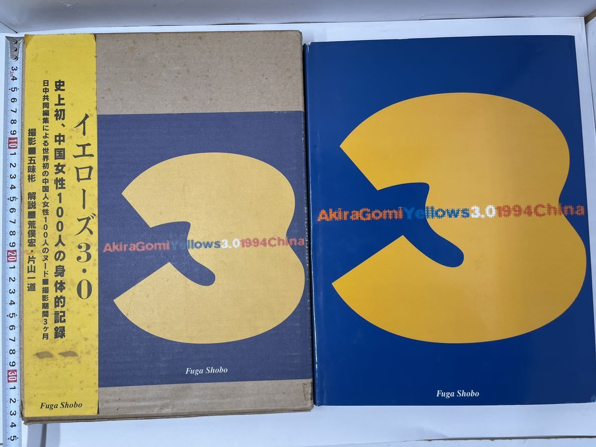 【やや傷や汚れあり】初版 Akira Gomi Yellows 3.0 1994 China 100人の身体的記録 箱付き 撮影 五味彬 写真 ...