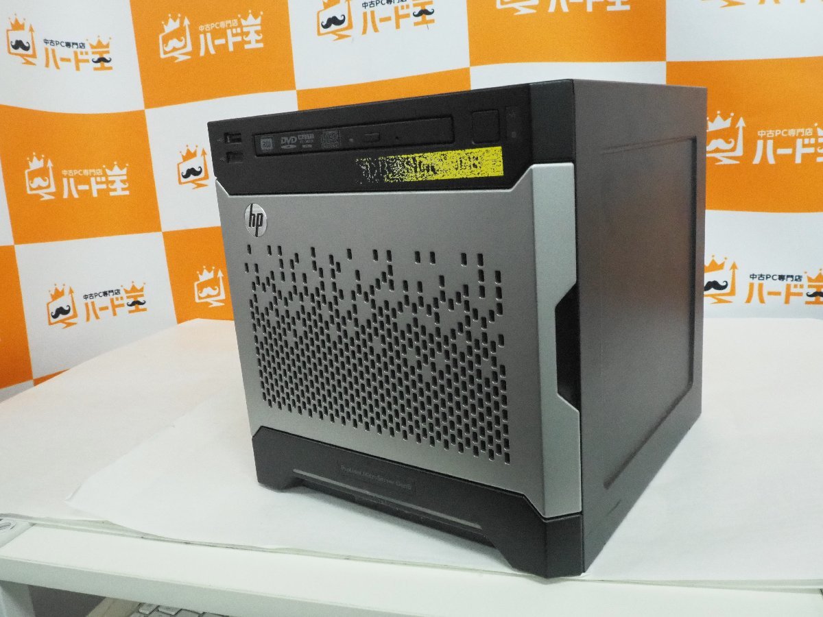 【傷や汚れあり】HP ProLiant MicroServer Gen8 CPU Xeon E3-1220L V2 (2.30GHz) HDD2TB×4 メモリ8GB OS無し 中古サーバー ...