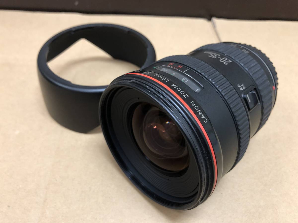 【やや傷や汚れあり】2808) Canon キャノン ZOOM LENS EF 20-35mm 1:2.8 L レンズの落札情報詳細 - Yahoo!オークション落札価格検索 オークフリー