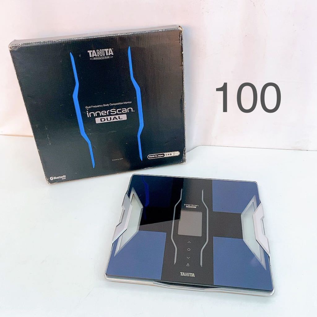 【やや傷や汚れあり】4AA25 TANITA タニタ 体組成計 インナースキャンデュアル RD-902 体重計 体脂肪計 innerscan DUALブラック 通電OKの落札情報詳細 ...