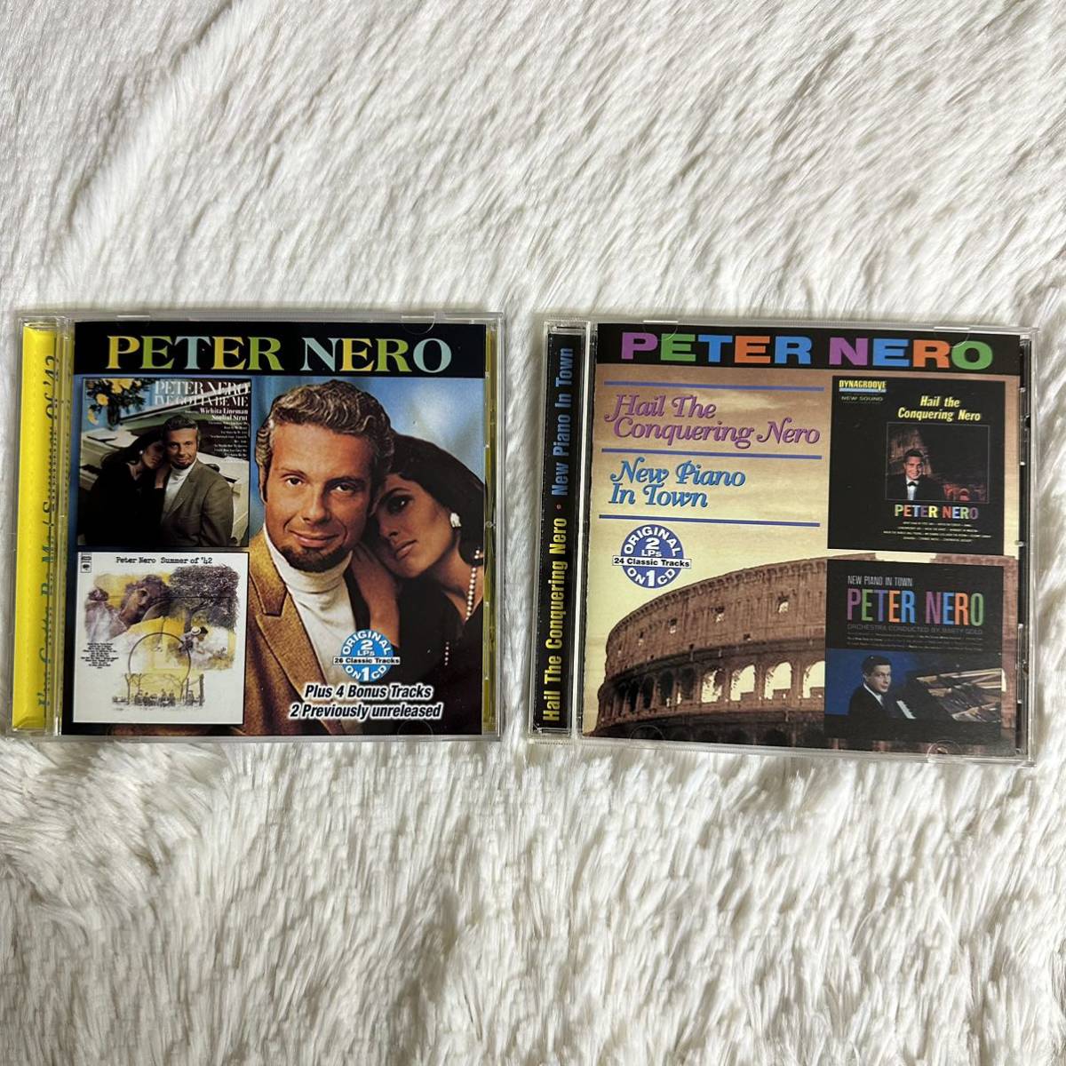 【目立った傷や汚れなし】（CD 2枚セット）美品（ピーター・ネロ）PETER NERO（2LPs1CDです。内容は詳細を参照）輸入盤（管理番号 ...