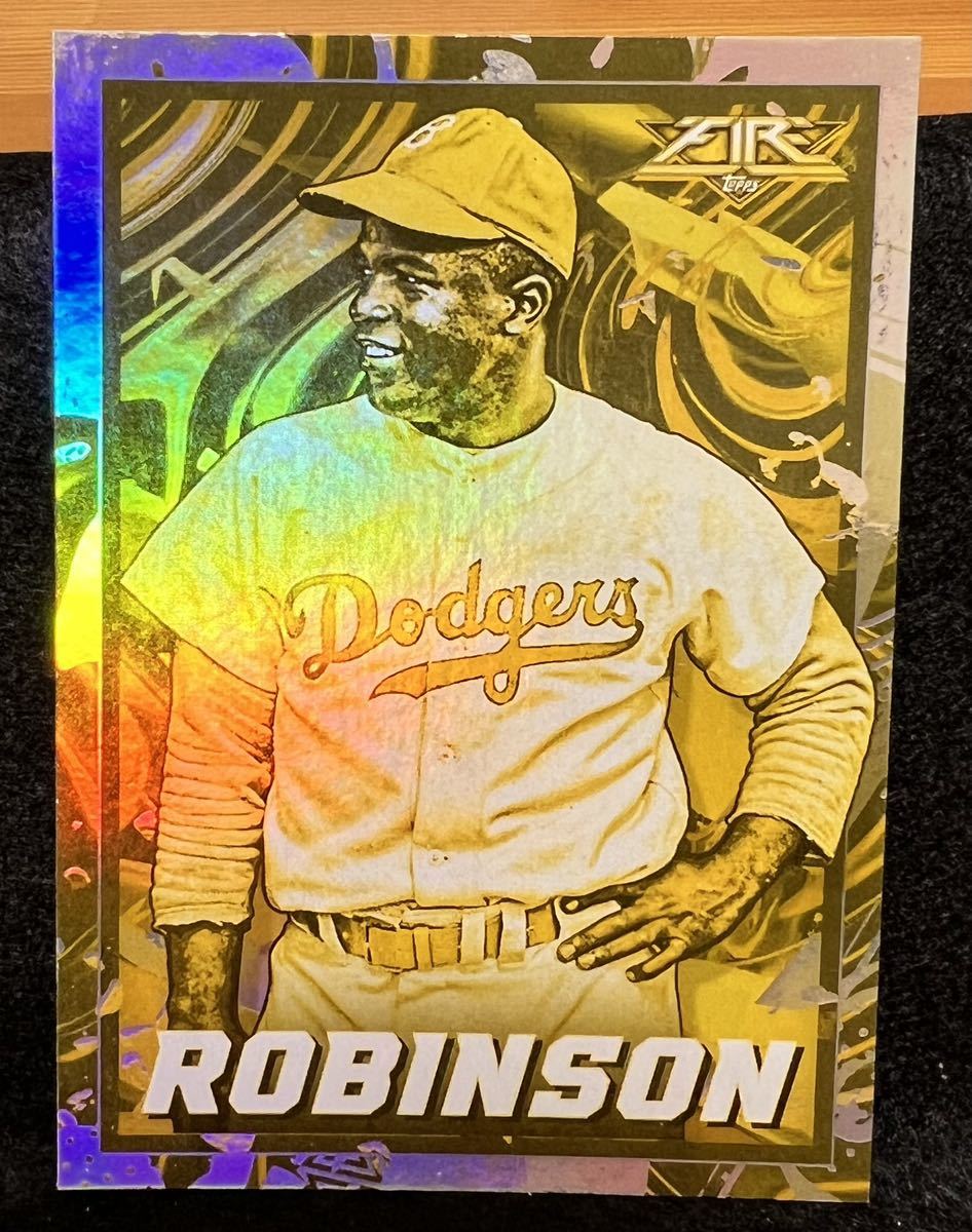 【未使用に近い】2022 Topps Fire Gold Minted ジャッキー・ロビンソン Jackie Robinson #174の落札 ...