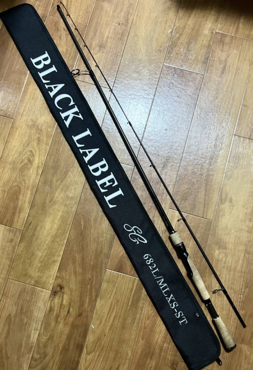 【傷や汚れあり】ダイワ ブラックレーベル SG 682L/MLXS-ST スピニング ロッド BLACK LABEL 2ピース DAIWA 袋 ...
