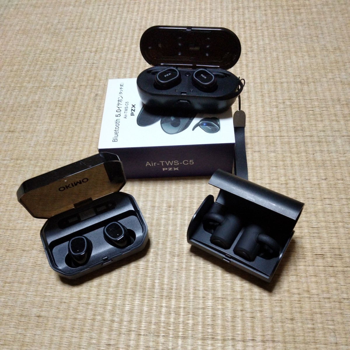 【傷や汚れあり】完全ワイヤレスイヤホン Bluetooth 3個セット earsopen PEACE TW-1 TWHA-1 等の落札情報詳細 ...