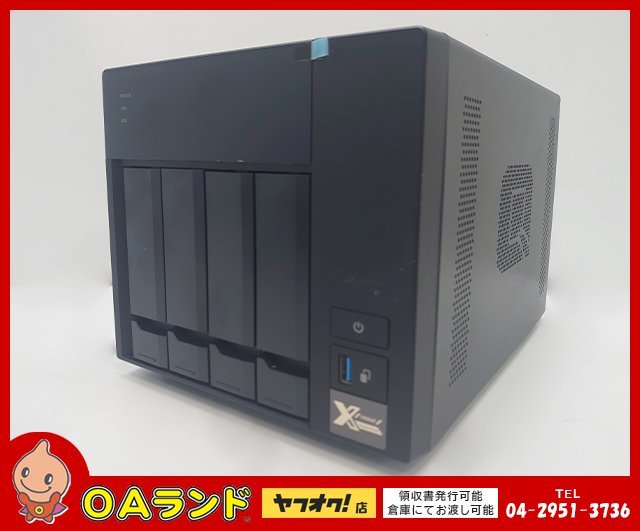 【やや傷や汚れあり】【QNAP】キューナップ / 最新ファームウェアUP済 / NAS / TS-473 / CPU：AMD Embedded Rシリーズ RX-421ND (2.1GHz)の ...