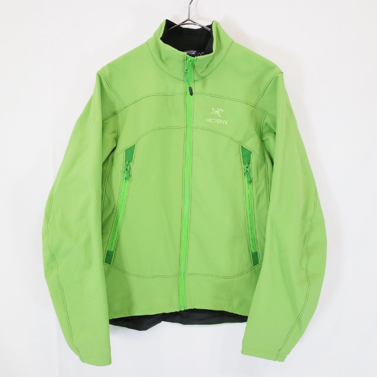 【目立った傷や汚れなし】ARC'TERYX アークテリクス ソフトシェルジャケット アウトドア キャンプ 登山 防寒 グリーン ( レディース ...