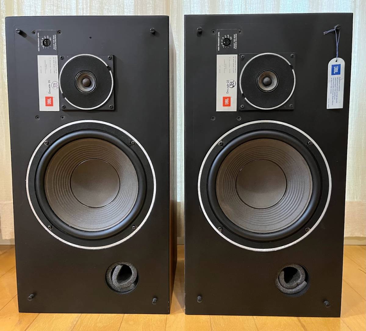 【やや傷や汚れあり】JBL L26 Decade 2本 中古、ゴムエッジ交換修理済の落札情報詳細 - ヤフオク落札価格検索 オークフリー