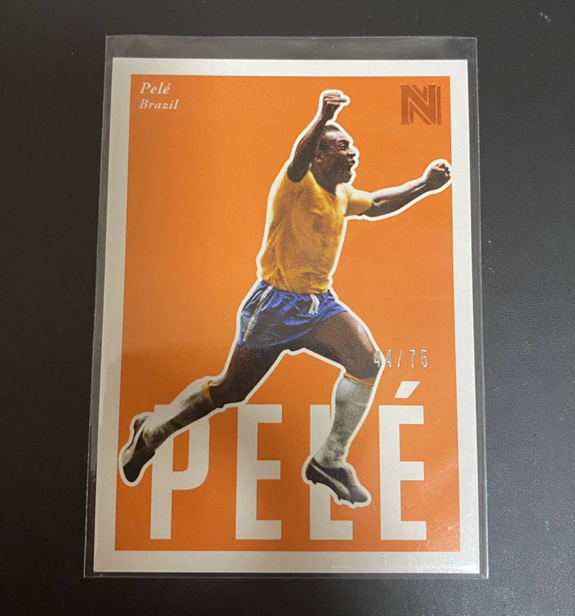 【目立った傷や汚れなし】（75枚限定）2017 Panini Nobility soccer Pele ペレNo.91 /75の落札情報詳細 ...