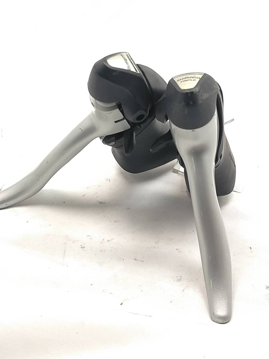 【全体的に状態が悪い】ST 2303 2300 shimano sora 右ジャンク 左正常 3x8s STIレバー ST230518Dの落札 ...