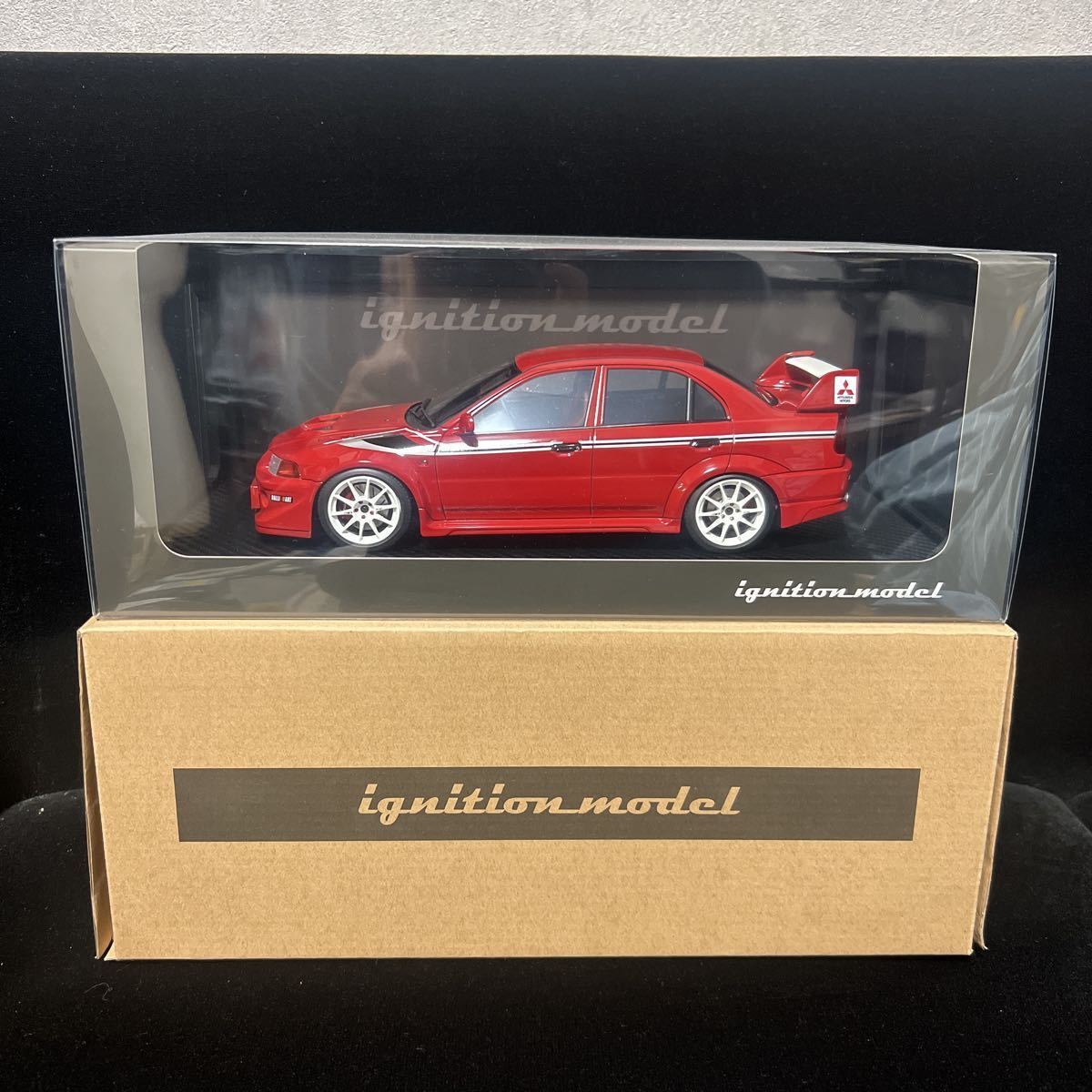 【未使用に近い】1円スタート！1/18 イグニッションモデル CP9A ランサーエボリューションⅥ T.M.E トミーマキネンエディション ...