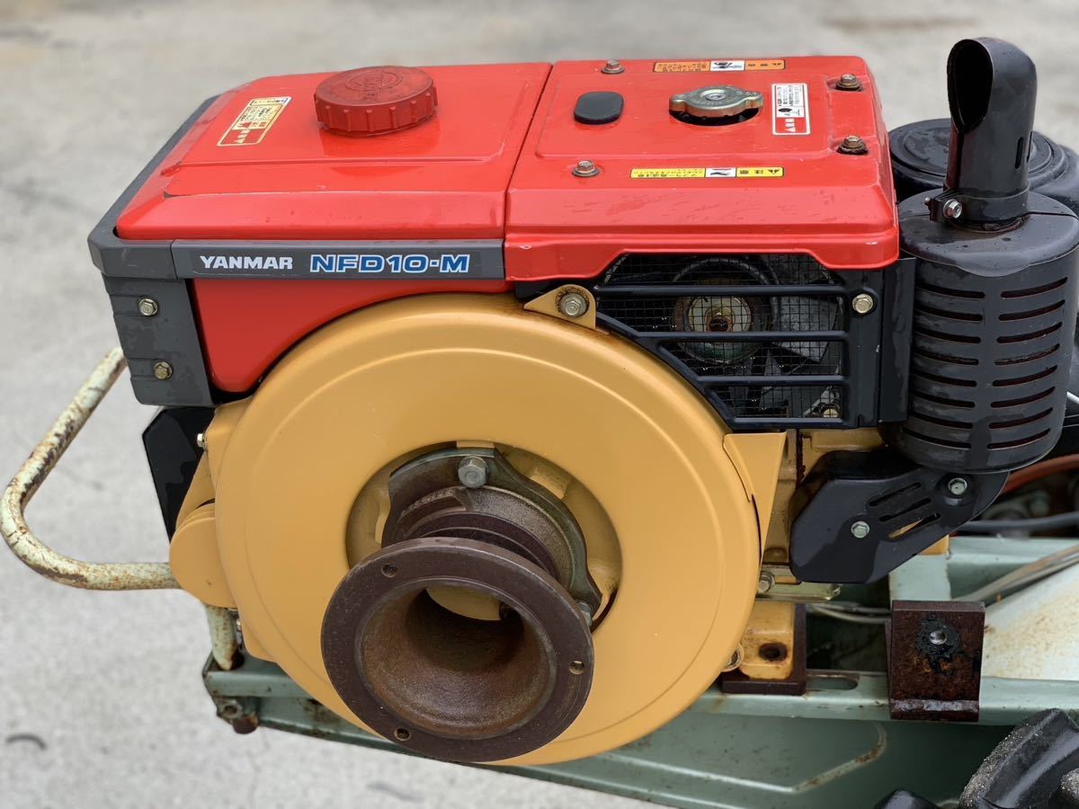【やや傷や汚れあり】【中古】ヤンマー ディーゼルエンジン NFD10-MEK セル付 10馬力 動作確認済 セル・クランキング両始動 軽油の落札情報詳細 - Yahoo!オークション落札価格 ...
