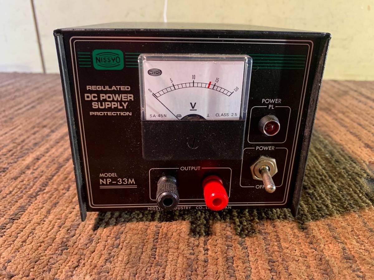 【傷や汚れあり】(ZA1052) NISSYO 安定化電源 NP-33Mの落札情報詳細 - ヤフオク落札価格検索 オークフリー