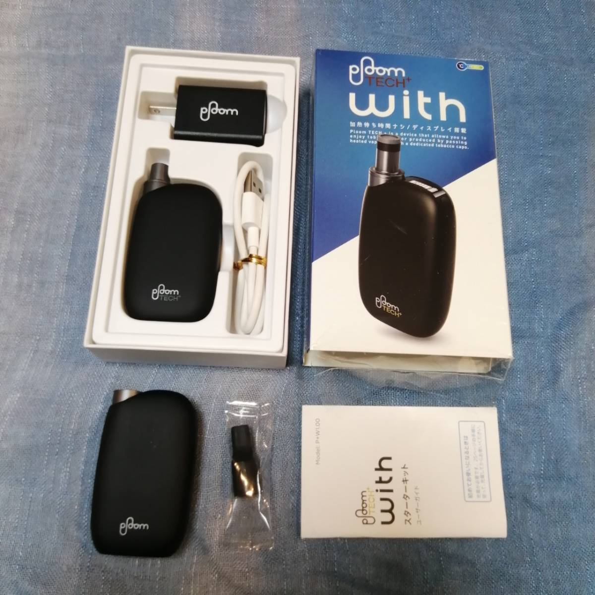 【やや傷や汚れあり】美品+おまけ Ploom Tech+ with 黒 プルームテックプラスウィズの落札情報詳細 - ヤフオク落札価格検索 ...