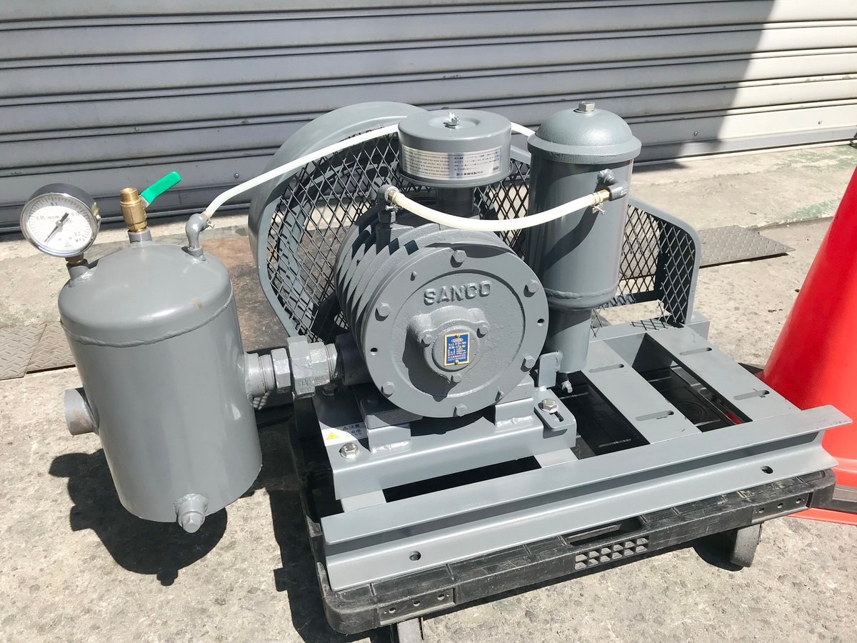 【未使用】春飯k516 サンコー 三黄 ロータリーブロワ『RB-1-1/4型』動力1.5kw 圧力0.5kgf/cm2 ネジ径約φ39.5mm エアーポンプの落札情報詳細 - Yahoo ...
