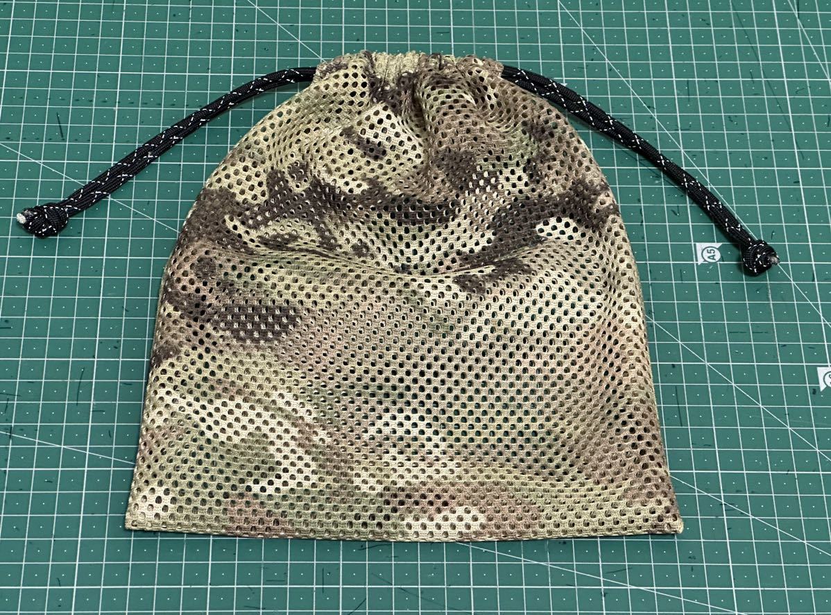 【未使用】Multicam omega mesh 巾着 マルチカム EDC LBT SEAL DEVGRU 自衛隊 水機団 空挺団 中即連 ...