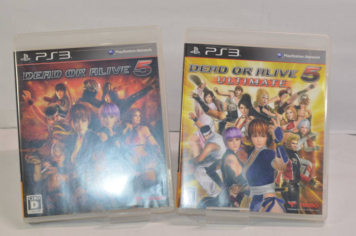 【目立った傷や汚れなし】★2本セット 動作良好★ps3 ソフト dead or alive 5★ultimate★デッド オア アライブ5 ...