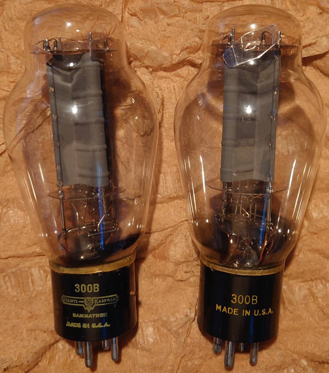 【傷や汚れあり】HEINTZ＆KAUFMAN 300B 1本 ＆ ブランド名無し 300B 1本 (形状が同一です)の落札情報詳細 ...