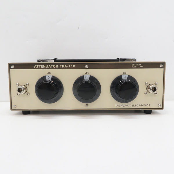 【やや傷や汚れあり】〇TAMAGAWA ATTENUATOR TRA-110【多摩川電子/アッテネーター】の落札情報詳細 - Yahoo!オークション落札価格検索 オークフリー