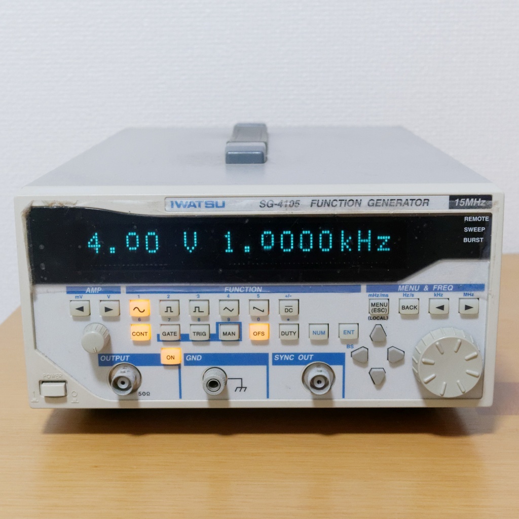 NF回路ブロック社製 FUNCTION GENERATOR FG-122 ファンクションジェネレータの落札情報詳細 - ヤフオク落札価格検索 オークフリー