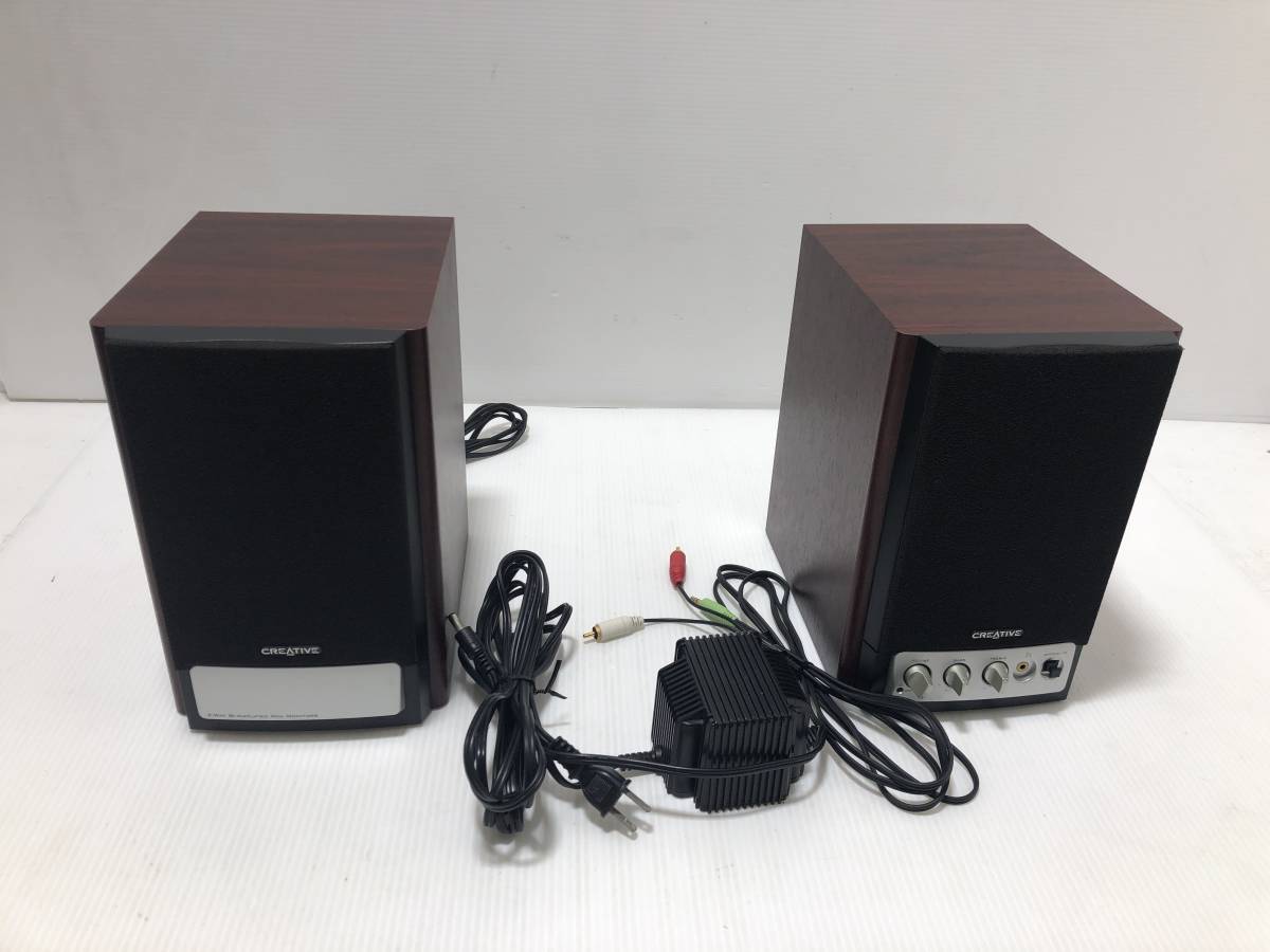 【やや傷や汚れあり】11010☆CREATIVE M85-D INSPIRE Monitor クリエイティブ アクティブスピーカー☆の落札情報 ...