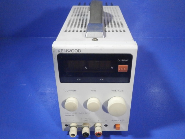 【傷や汚れあり】★kenwood Pa70 1a Regulated Dc Power Supply★の落札情報詳細 ヤフオク落札価格検索