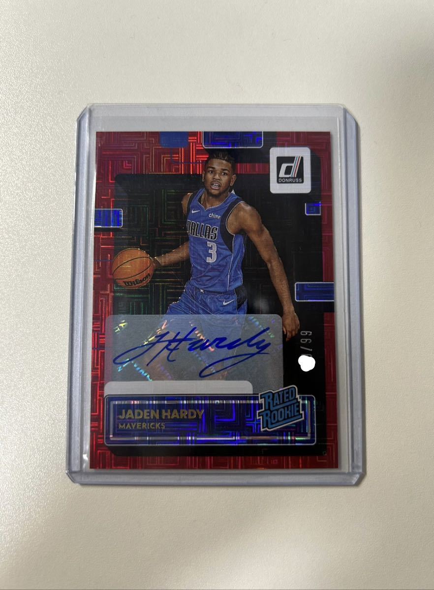 【目立った傷や汚れなし】【希少 RC】2022-23 Panini Donruss Choice Red Jaden Hardy ...