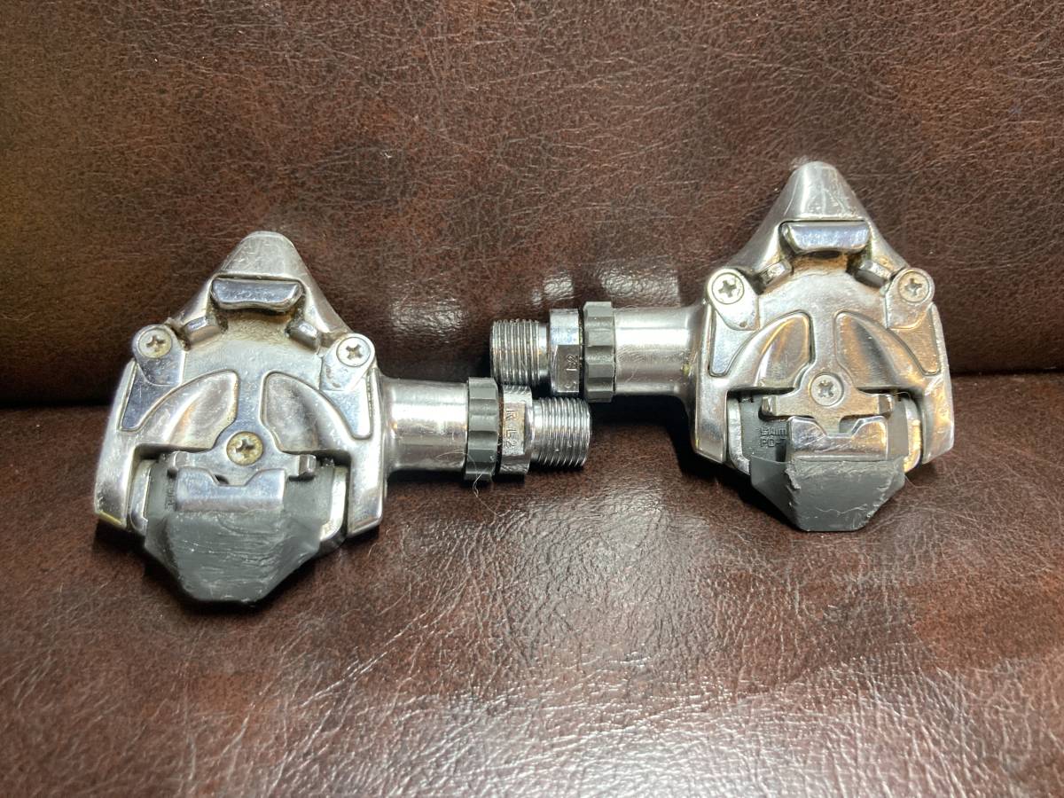 【やや傷や汚れあり】 希少 SHIMANO DURA-ACE シマノデュラエース PD-7410 SPDペダルの落札情報詳細 - ヤフオク落札価格検索 オークフリー