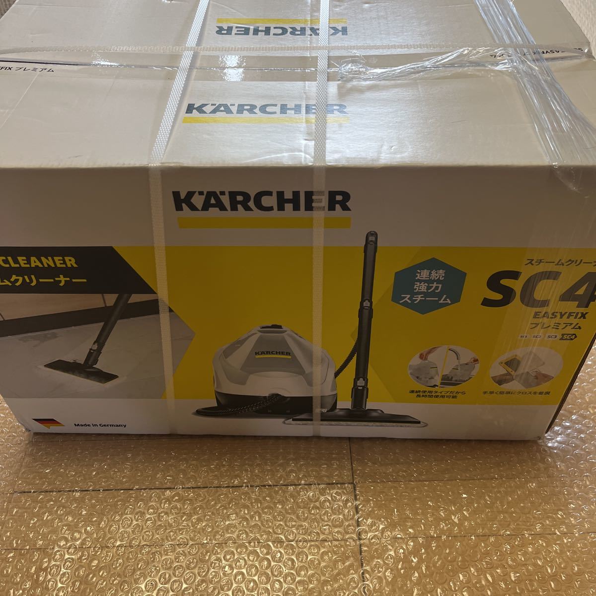 【未使用】新品未開封 Karcher ケルヒャー スチームクリーナー Sc 4 Easyfix プレミアム 1 512 486 0の落札情報