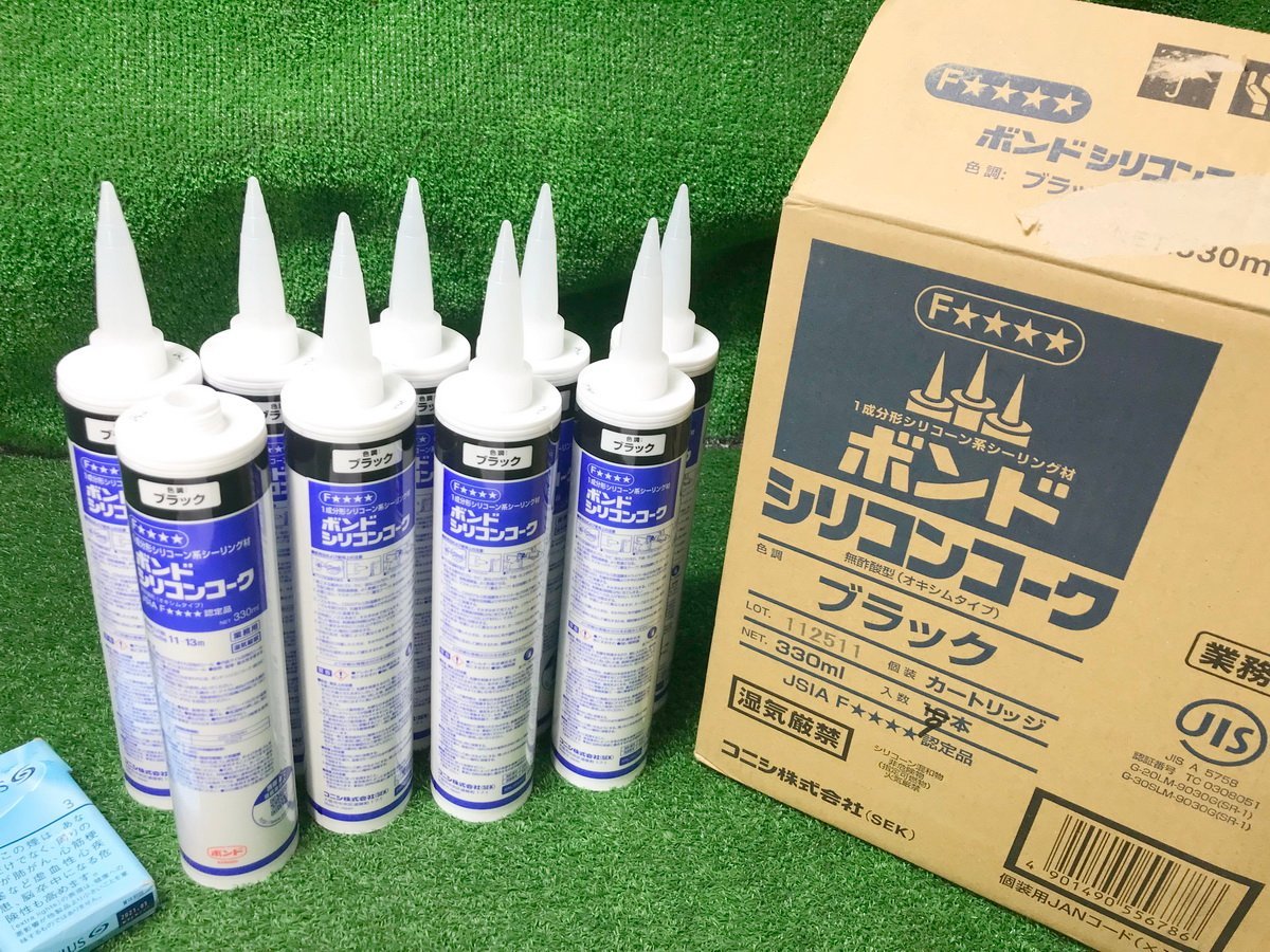 【未使用】春梯.a547 コニシ 1成分形シリコーン系シーリング材ボンド シリコンコーク無酢酸型(オキシムタイプ) / 色調『ブラック』★計9個セット！の落札情報詳細 - Yahoo ...