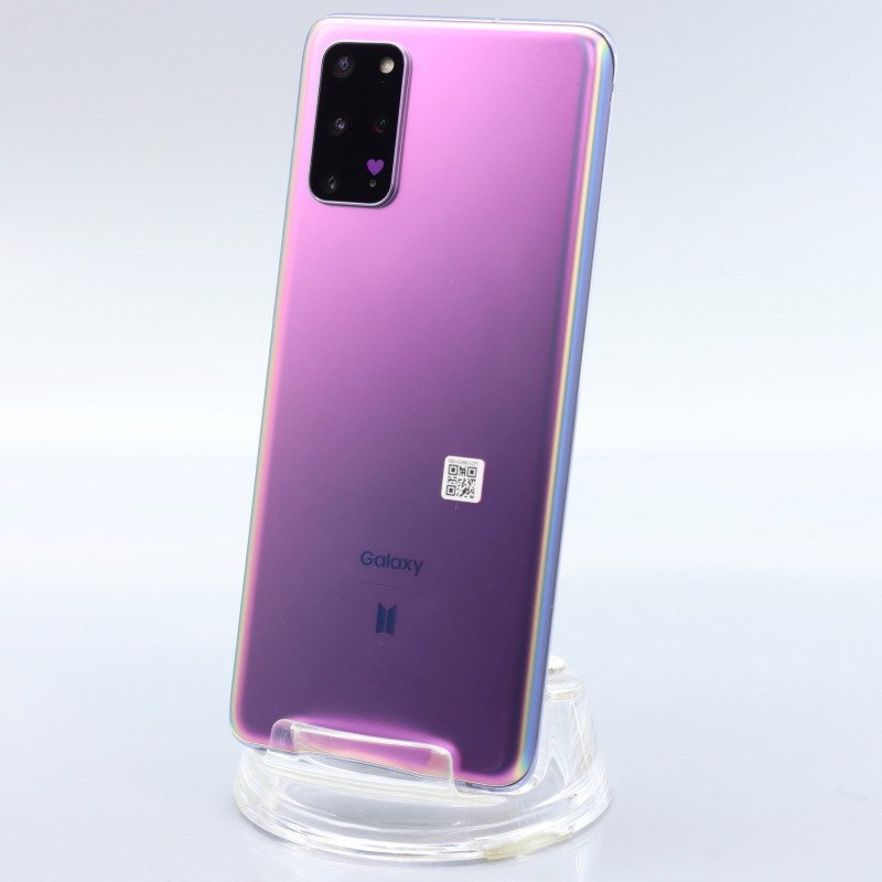 【やや傷や汚れあり】SAMSUNG Galaxy S20+ 5G BTS Edition SCG02 パープル au★Joshin6400【1 ...
