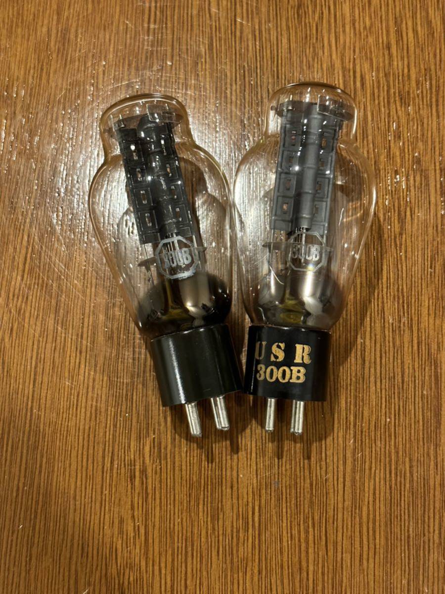 【やや傷や汚れあり】2本 岡谷 300B 真空管 USR JMTEC 検索 WESTERN ELECTRIC 300B ウェスタン ...