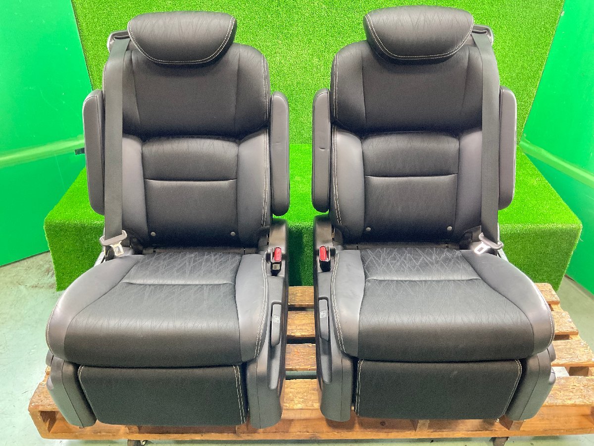 【やや傷や汚れあり】壱 キャプテンシート オットマン ホンダ オデッセイ アブソルート RC1 純正 ハーフレザー セカンドシート 2列目 7人 セパレート 34245 PZ12の落札情報詳細 ...