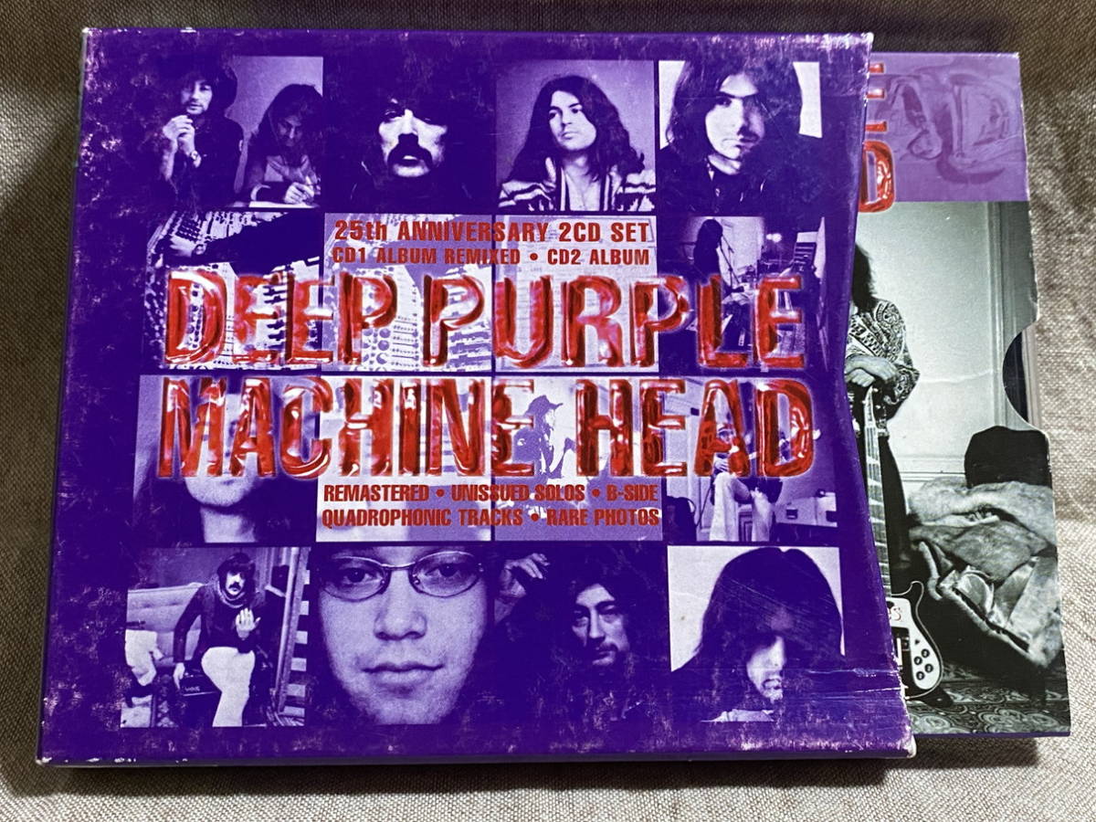 【やや傷や汚れあり】DEEP PURPLE - MACHINE HEAD リマスター盤 2CD 25TH ANNIVERSARY ...