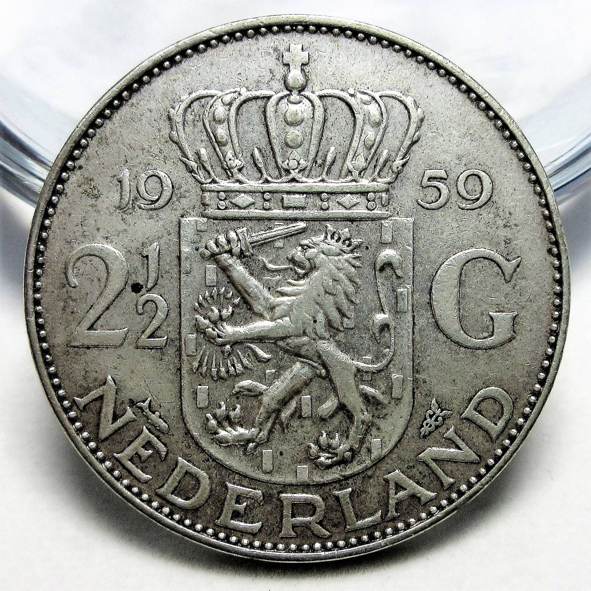 【やや傷や汚れあり】オランダ 2.5グルデン銀貨 1959年 32.98mm 14.93g ／『検索ワード アフリカ アメリカ イギリス オーストリア ドイツ 銅貨』の落札情報詳細 ...