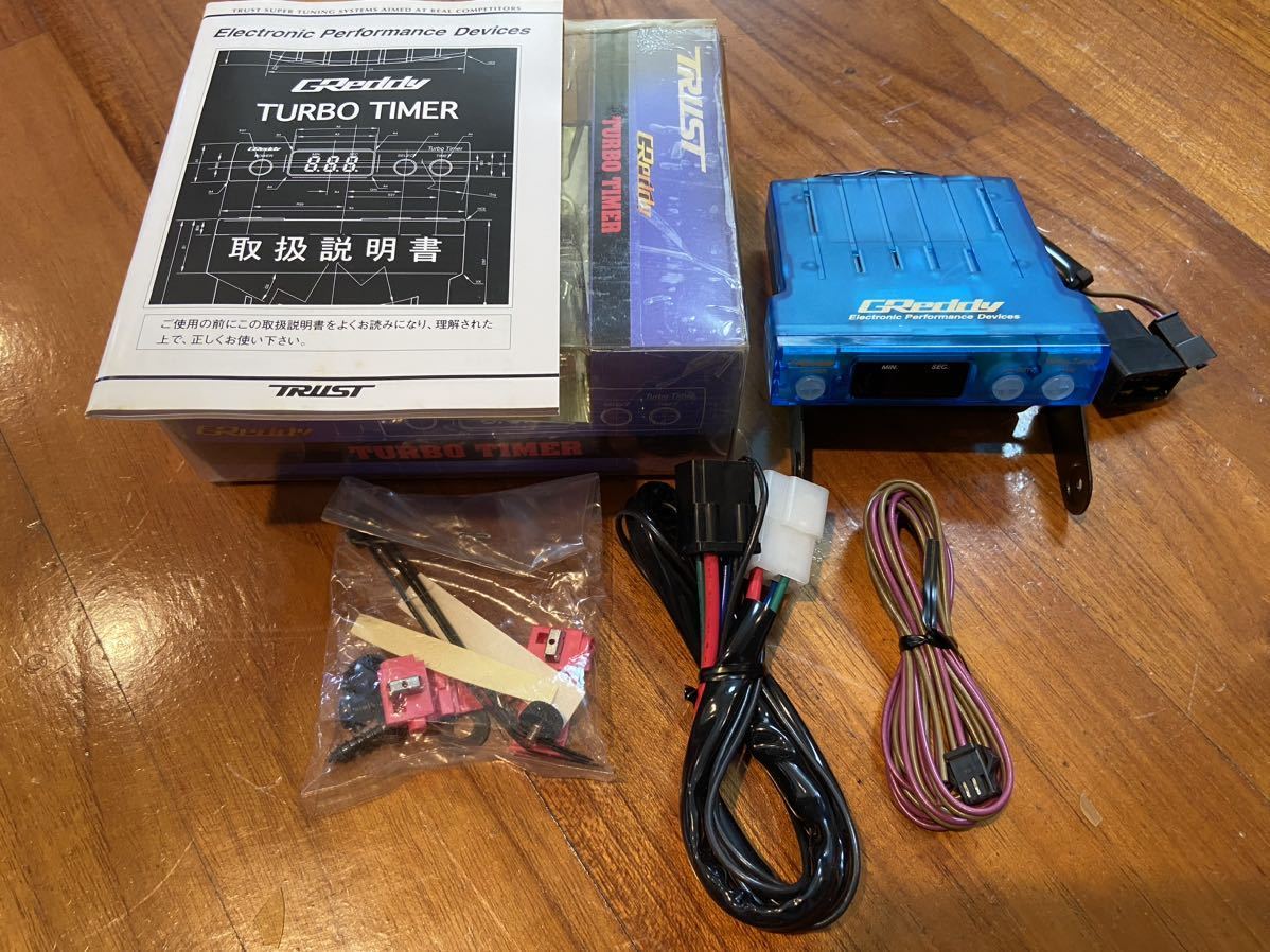 【未使用】【希少】TRUST トラスト GReddy ターボタイマー GTT3 限定カラー(スケルトン)未使用 外箱有 平成レトロ 90年代 ...