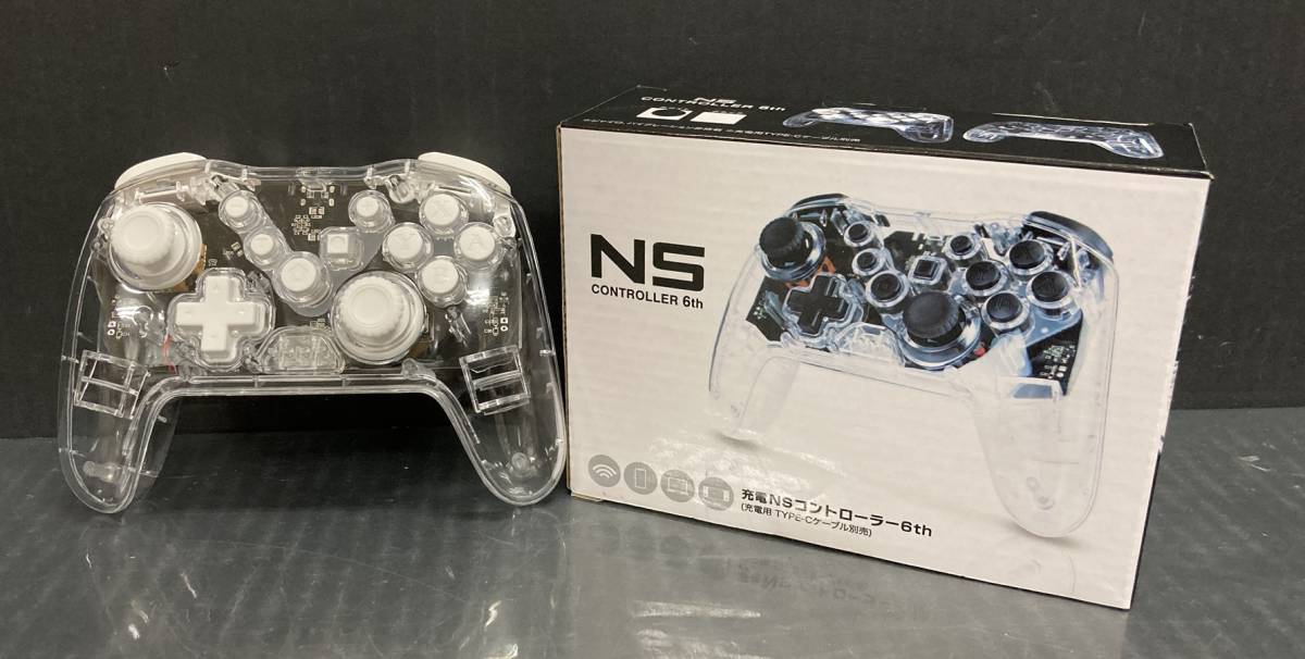【傷や汚れあり】【簡易動作確認済】NintendoSwitch用コントローラー「NS CONTROLLER 6th Model / TS-001」の落札情報詳細 - Yahoo!オークション ...