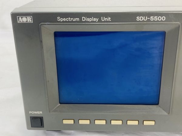 【中古】AOR AR-5000シリーズ用 スペクトラムディスプレイ SDU-5500 動作未確認 ZZ-230721073の落札情報詳細 ...
