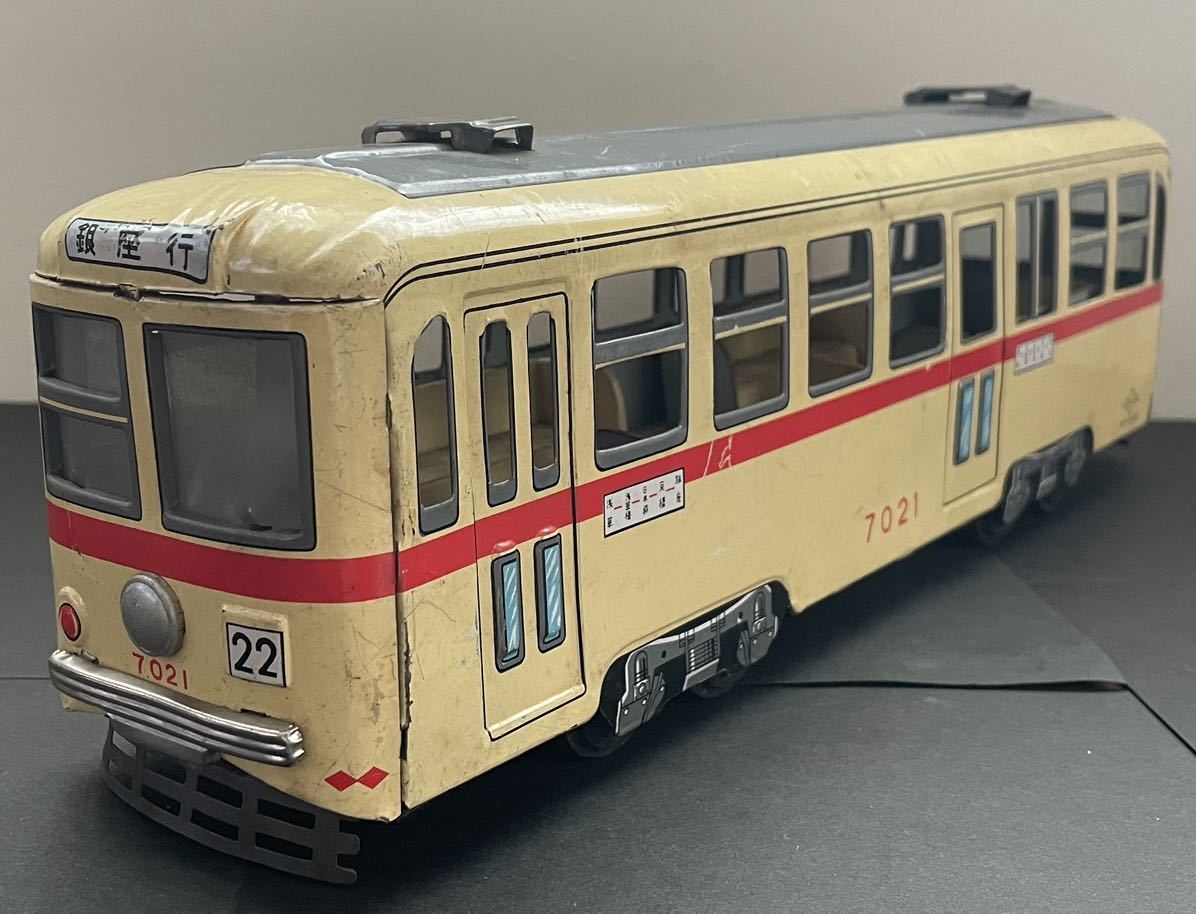 【傷や汚れあり】【辰】当時物 ブリキ DAIYA 東京都営電車 約37×11×9cm路面電車 銀座行 浅草 企業物・昭和レトロ・バス・車・鉄道模型431の落札情報詳細 - Yahoo ...