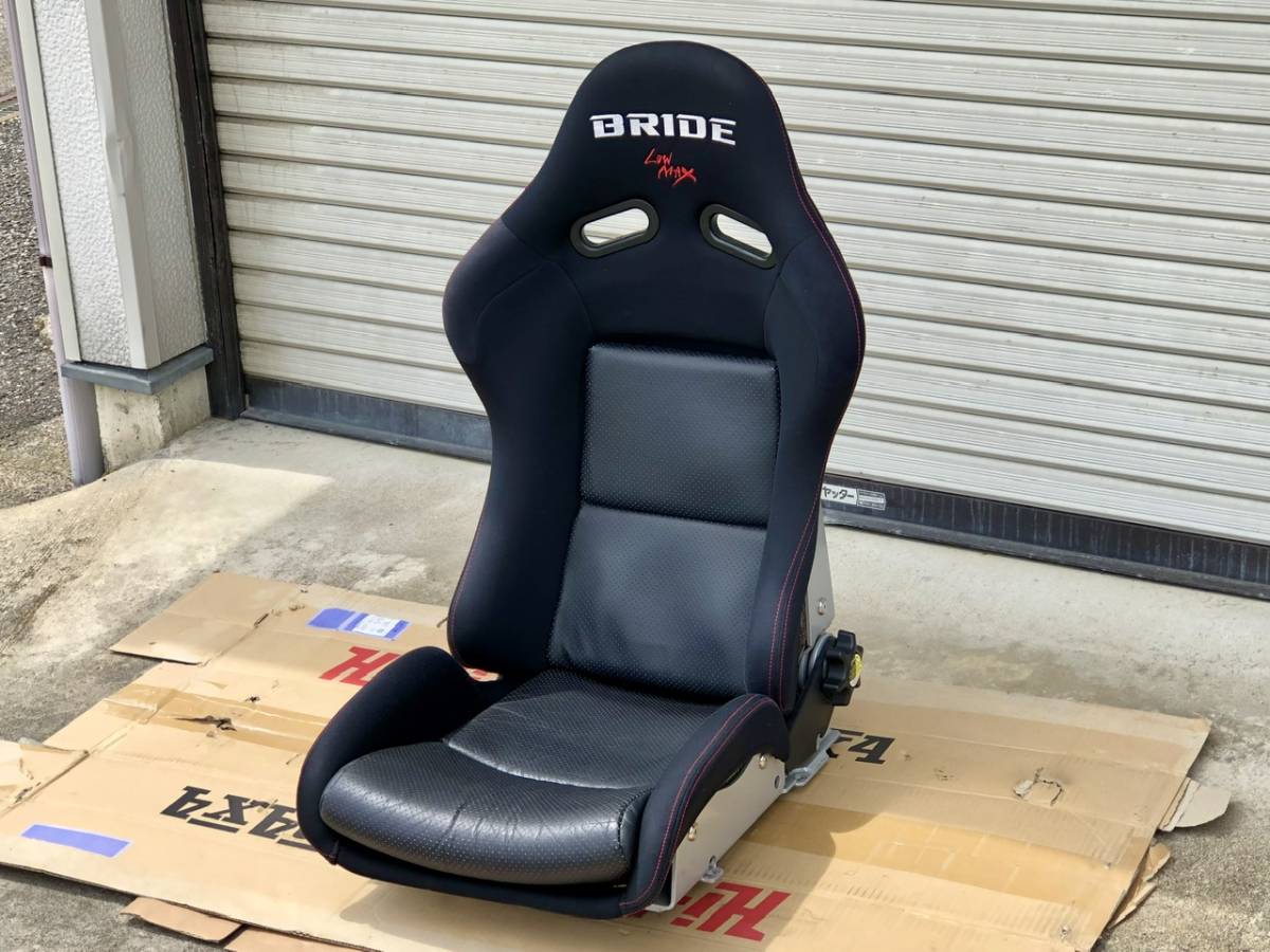 【目立った傷や汚れなし】bride ブリッド Stradia Ⅱ カーボンケブラー リクライニングバケットシート ローマックス スタンダード