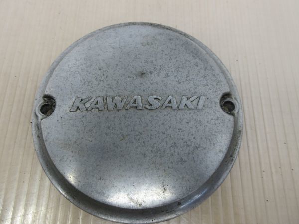 【やや傷や汚れあり】【B8007】カワサキ.B1純正エンジンカバー左【茨城発】KC125A美品!!/KAWASAKI-B1/メグロB8 超希少 ...