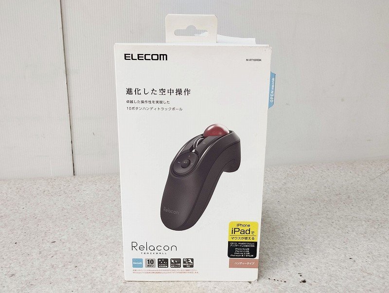 【未使用】ELECOM エレコム10ボタンハンディトラックボール Relacon リラコン M-RT1BRBK 未開封保管品未使用保管品の落札 ...