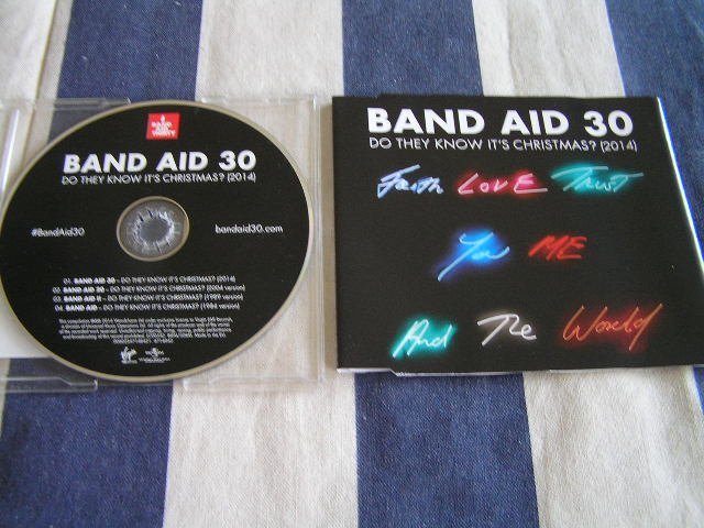 【やや傷や汚れあり】【JR307】《バンド・エイド / Band Aid 30》Do They Know It's Christmas ...