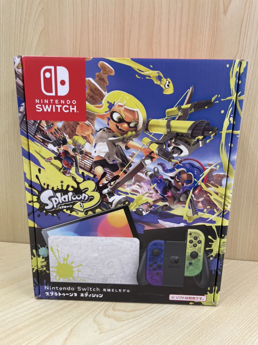 【目立った傷や汚れなし】(x30)極美品 Nintendo Switch 有機elモデル 本体 Heg 001 スプラトゥーン3エディション